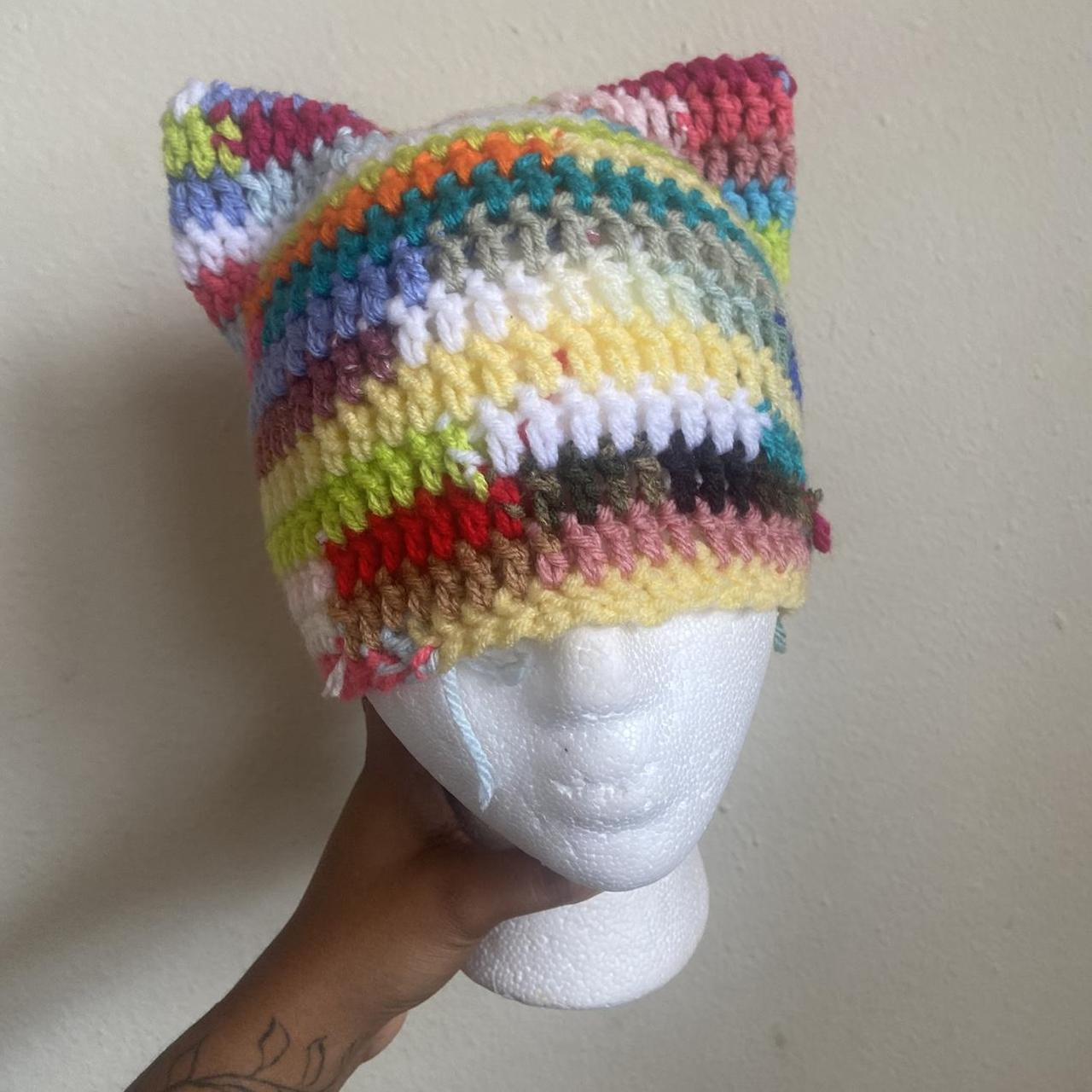 Scrap cat beanie | Depop