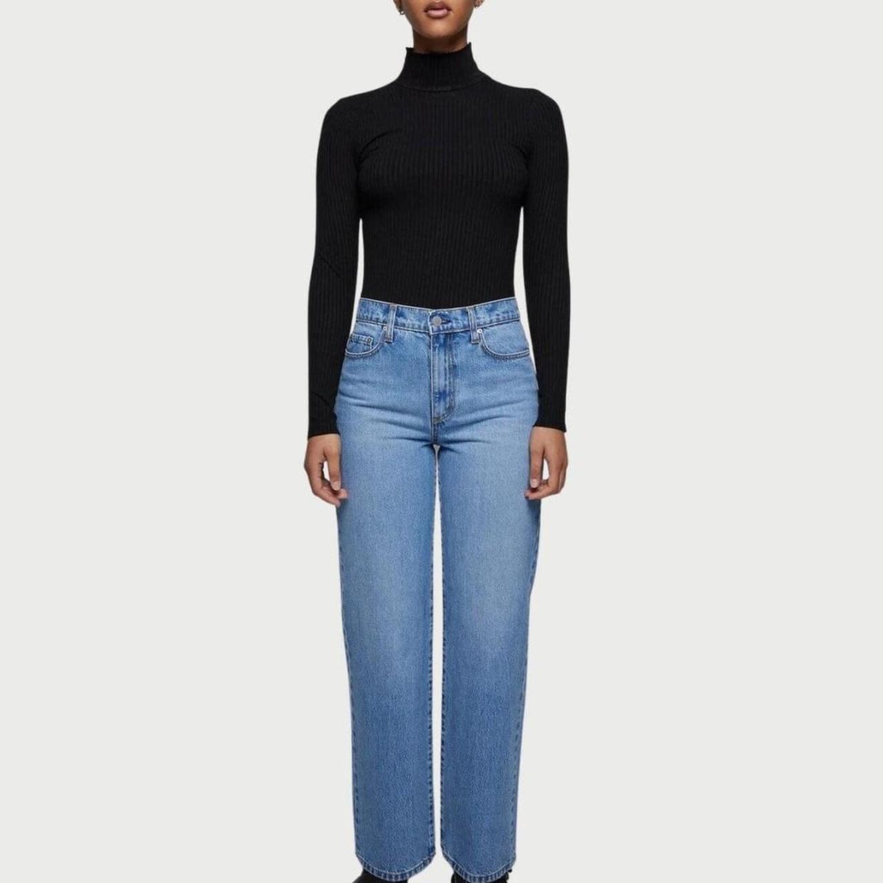 Nobody denim Lou straight leg high rise jeans Brand... - Depop