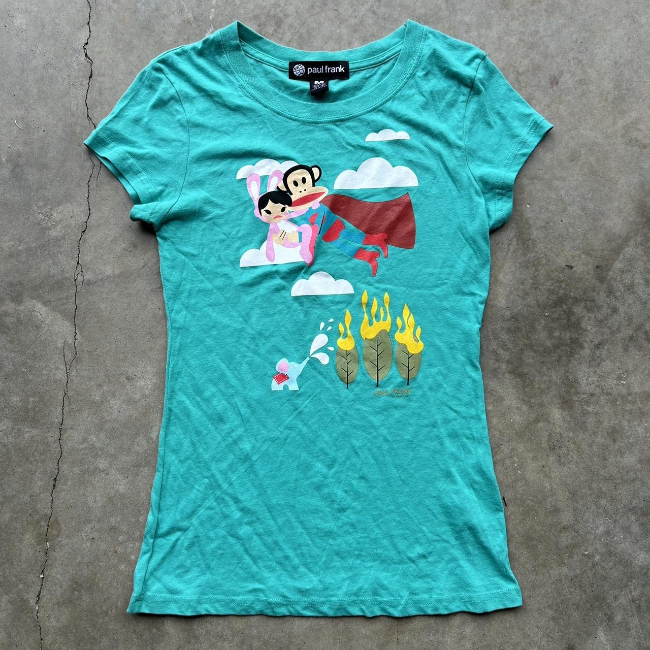 paul frank graphic baby tee super 2000s cute #y2k... - Depop