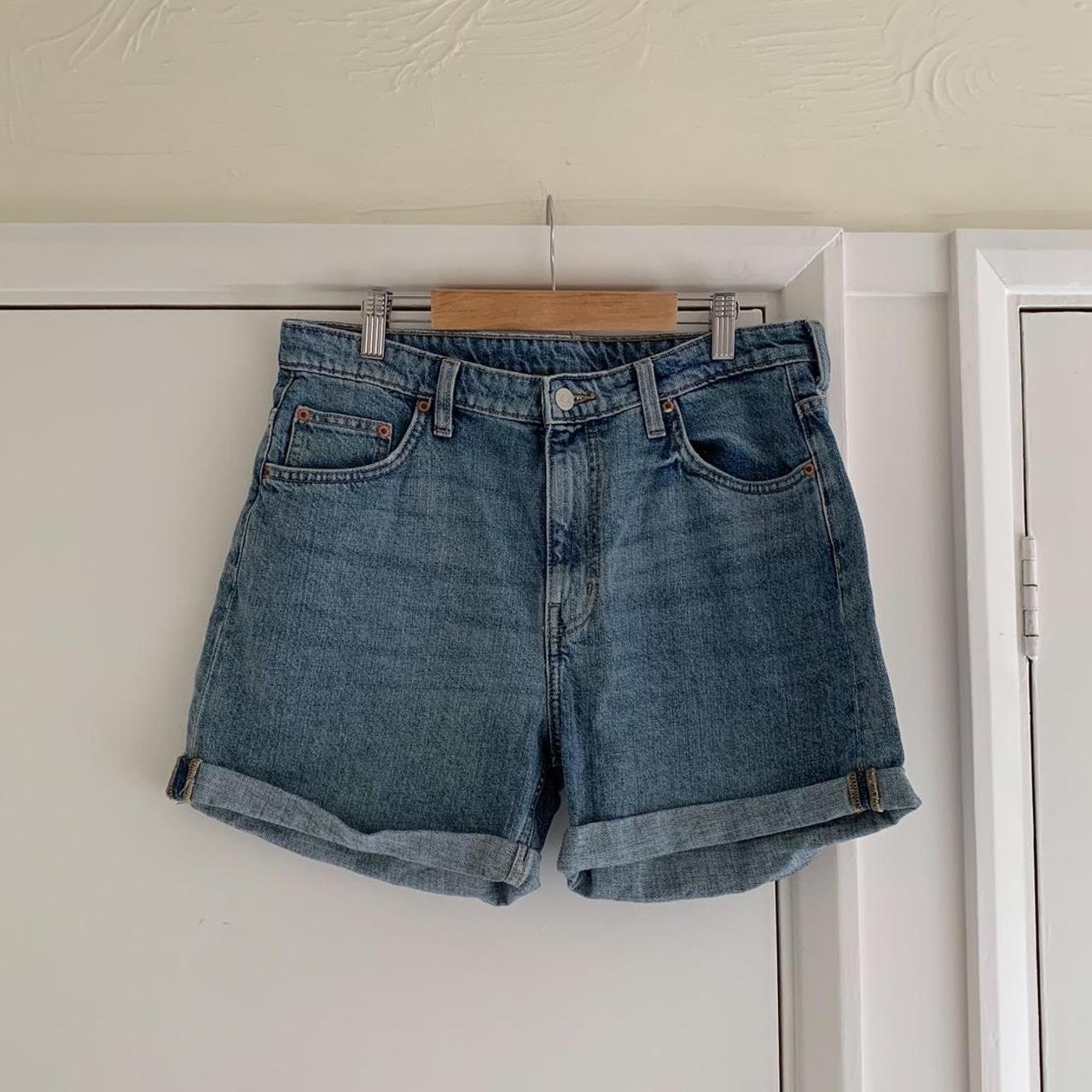 Really cute weekday denim shorts. Brand is weekday.... - Depop