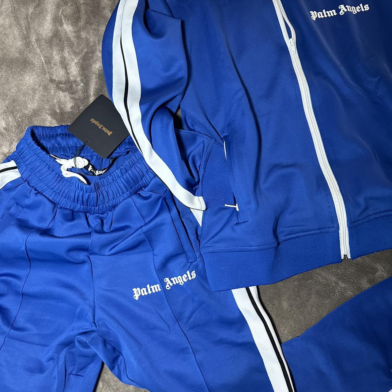 Blue Palm Angels Tracksuit - Depop