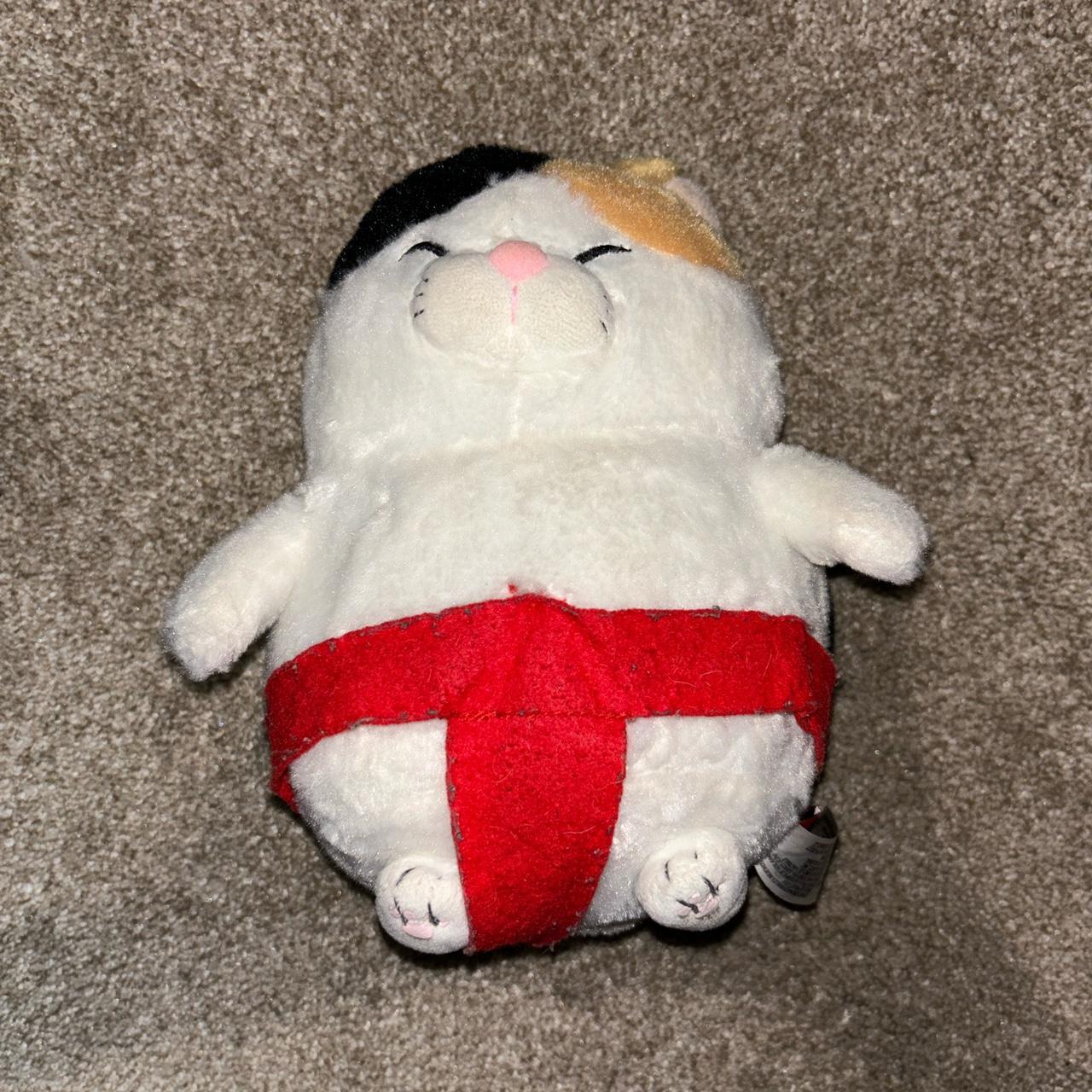 Sumo Cat Plush Mii-sama Rikido 🐱 9” Well loved... - Depop