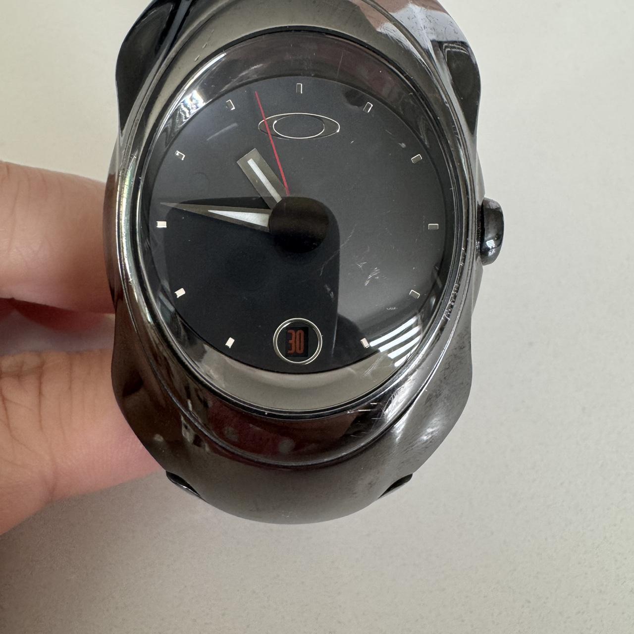 Oakley Time Bomb X-Metal Wrist Watch Carbon... | Depop