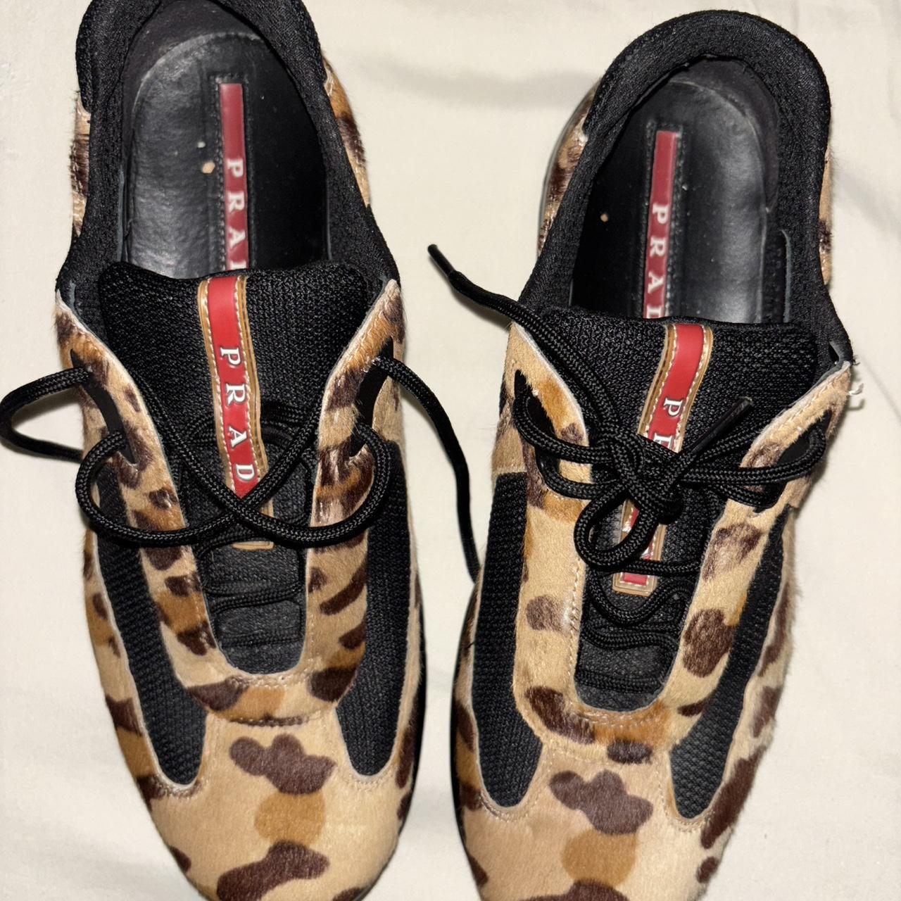 Very rare grail Prada cheetah print shoes, unisex... | Depop