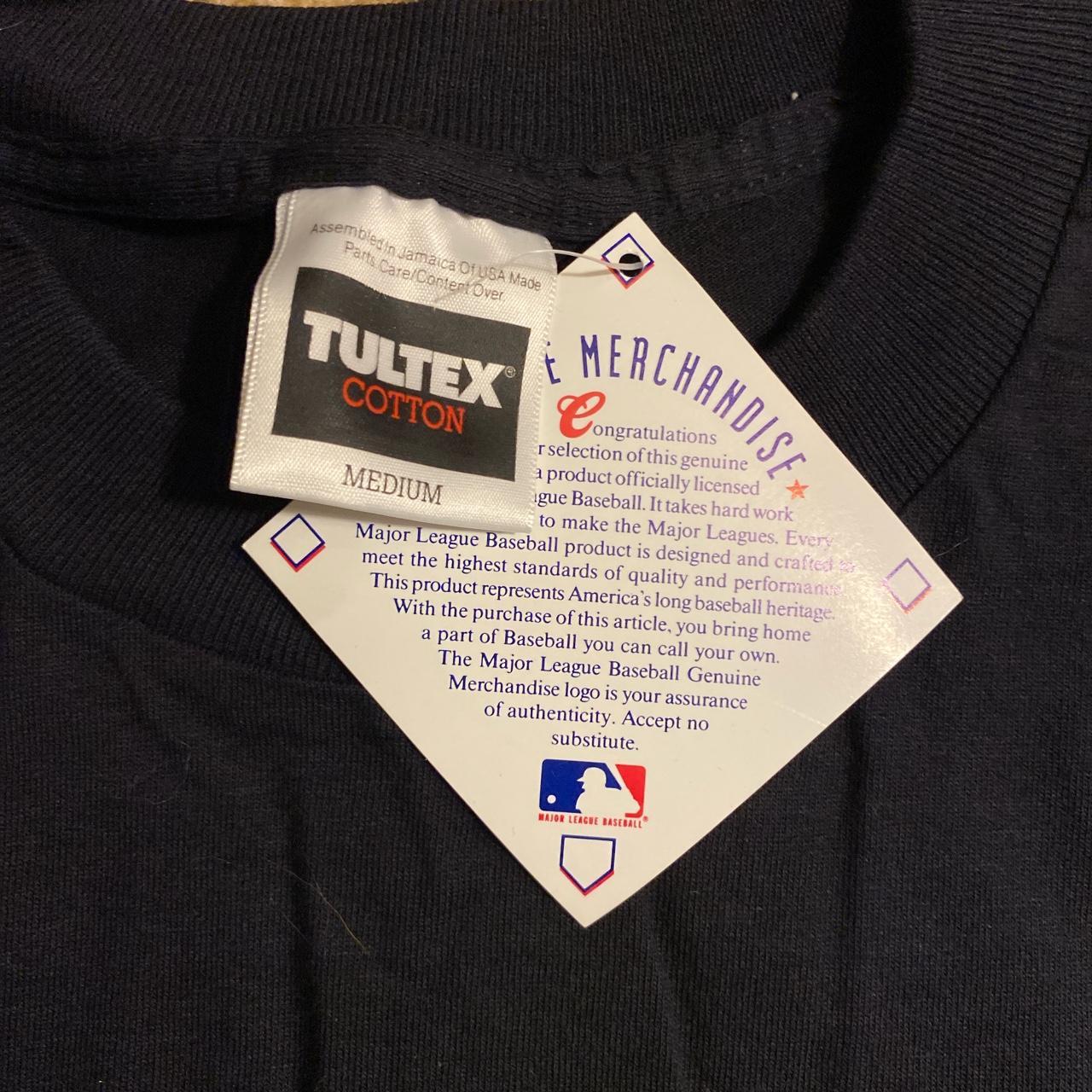 Tultex Men's Black and Purple T-shirt | Depop