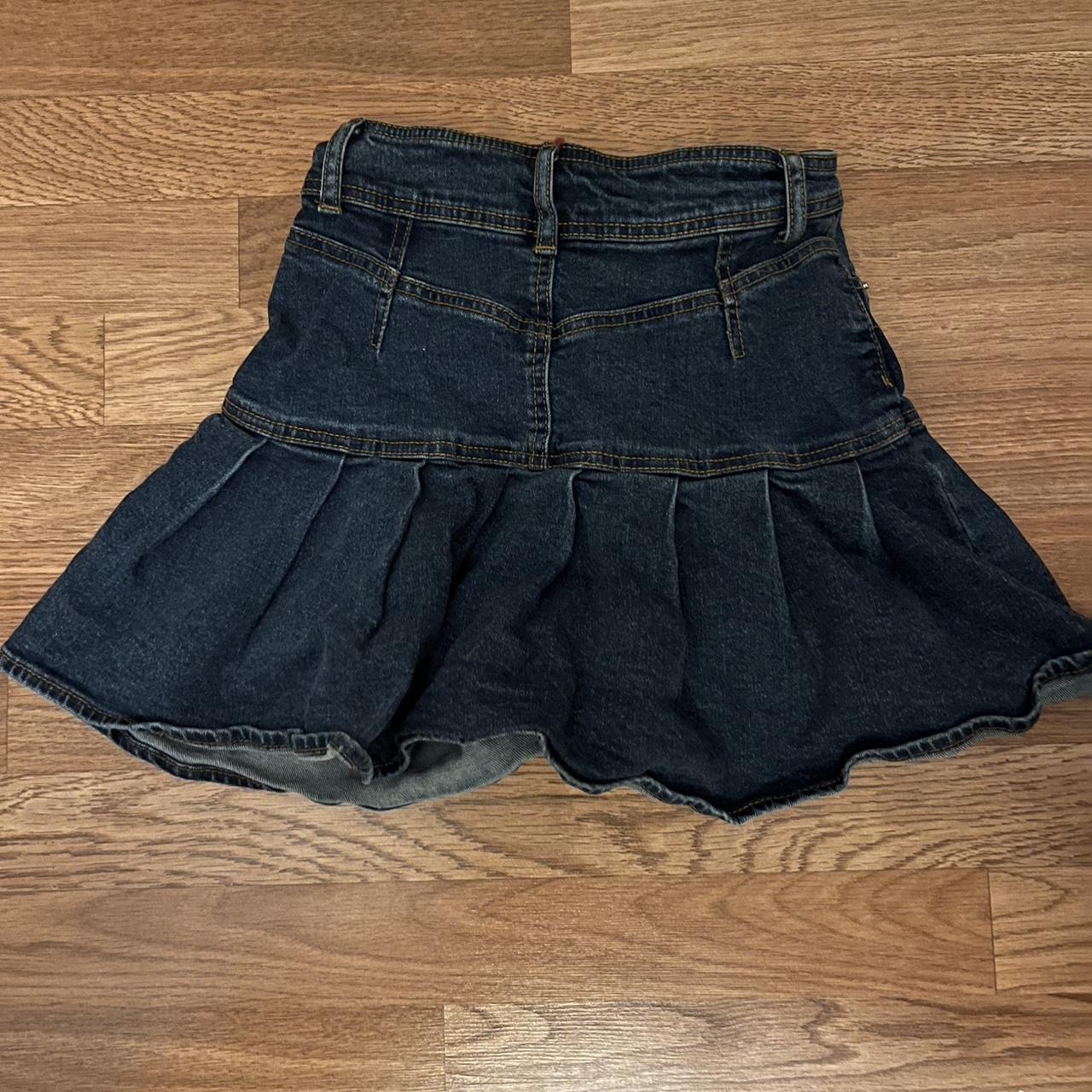 wild n fable denim skirt, size: 00, xxs, Y2k - Depop
