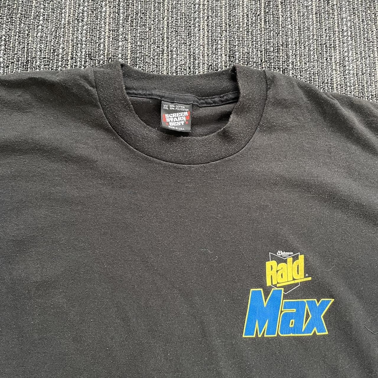 90s Raid Max Promo Tee • Size: Extra Extra Large... - Depop