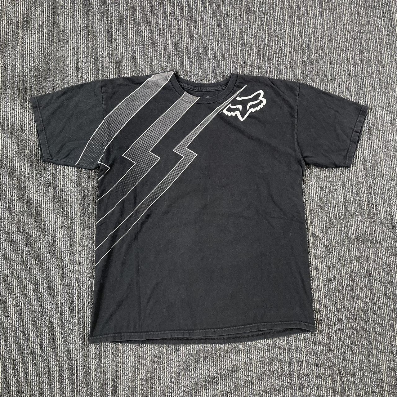 00s Fox Lightning Bolt Tee • Size: Large •... - Depop