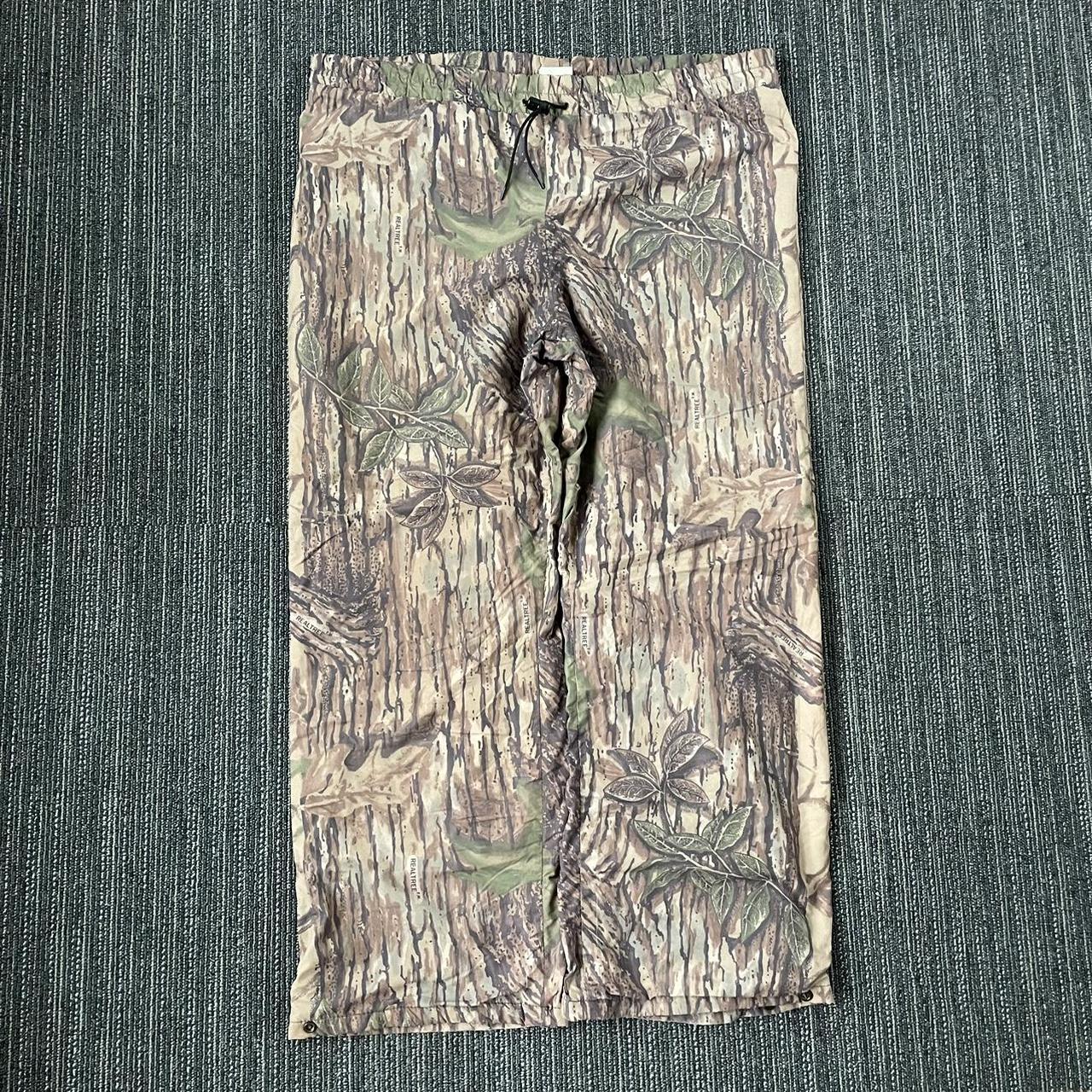 90s Real Tree Water Proof Lined Pants • Size:... - Depop