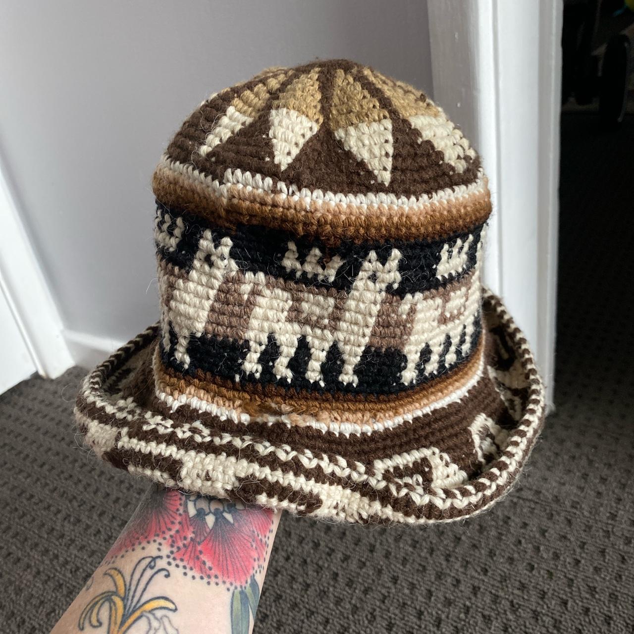 Cute hippie hat, has a couple of holes. Not... - Depop