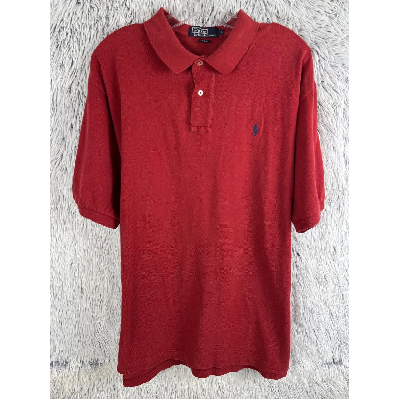 Polo Ralph Lauren Men's Red Polo-shirts | Depop