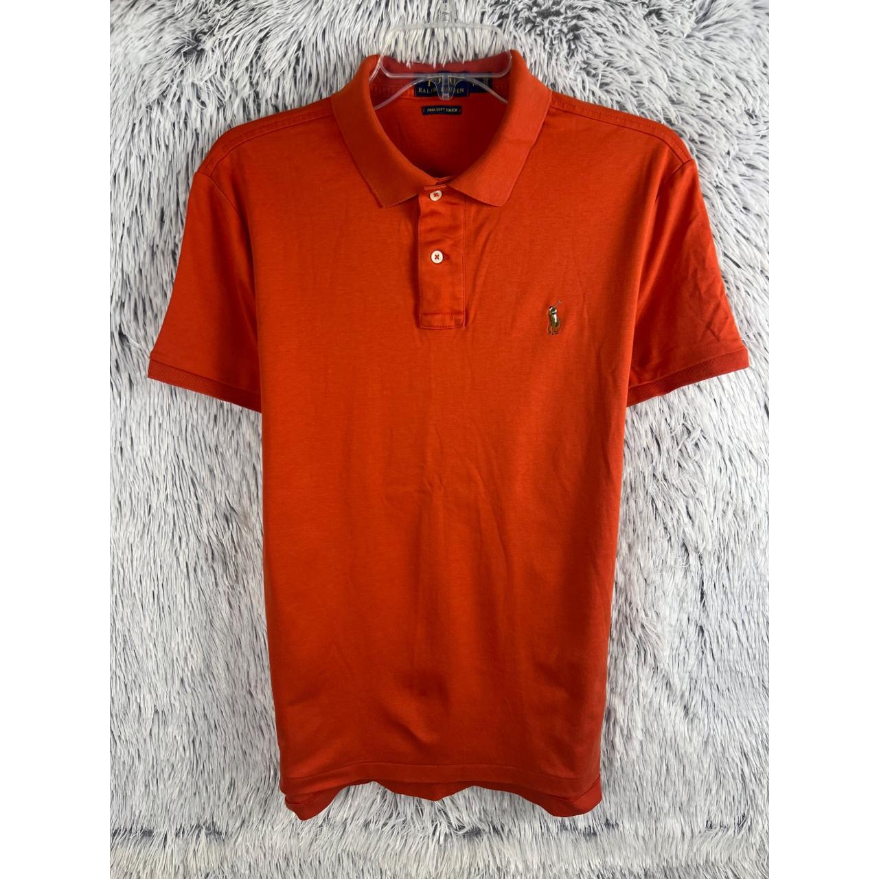 Polo Ralph Lauren Men's Orange Polo-shirts | Depop