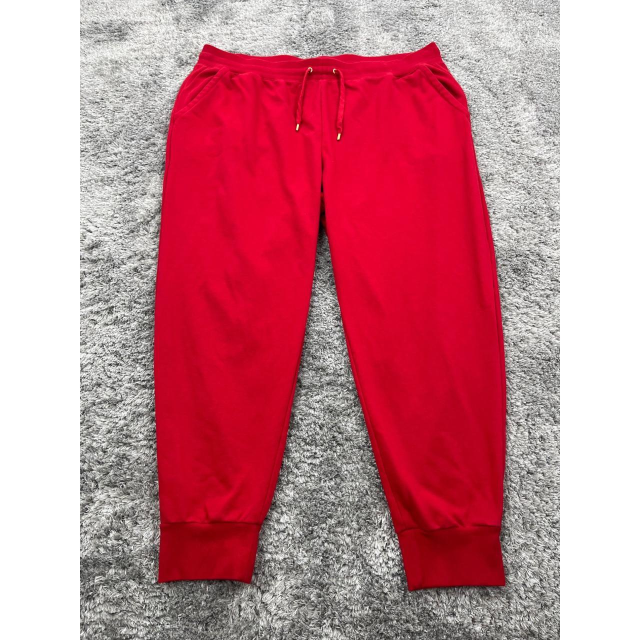 Vintage Lauren Ralph Lauren Pants Womans 2X Red... - Depop