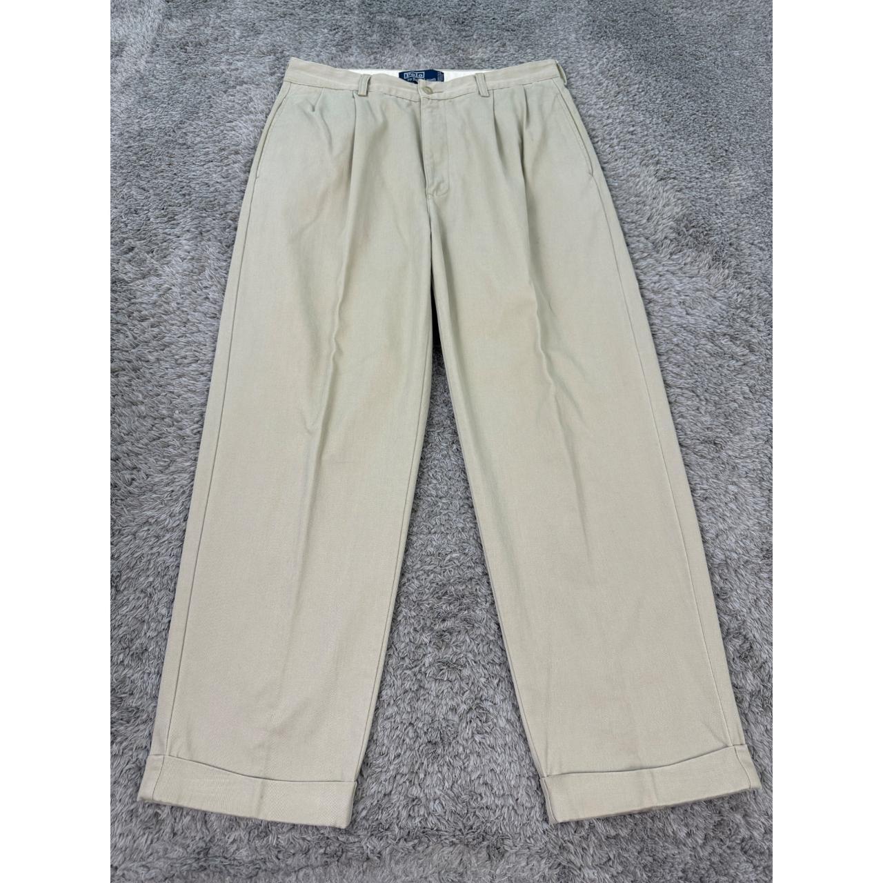 Polo Ralph Lauren Pants Mens 34x29 Beige Khaki... - Depop