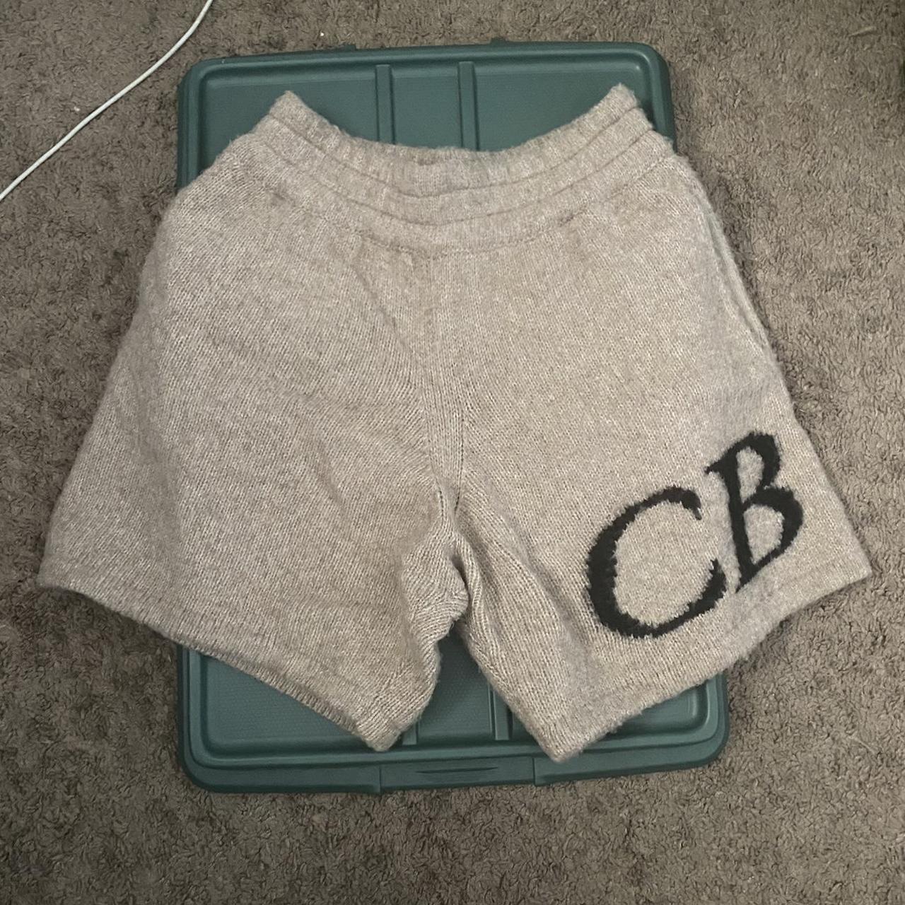 Cole Buxton Tuscan CB Italic Knit Shorts Worn once.... - Depop