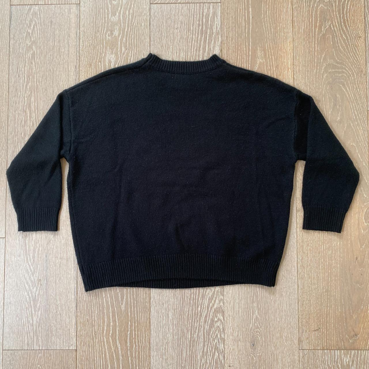 Romwe Emo Bear Sweater Women's Size Medium Length... - Depop