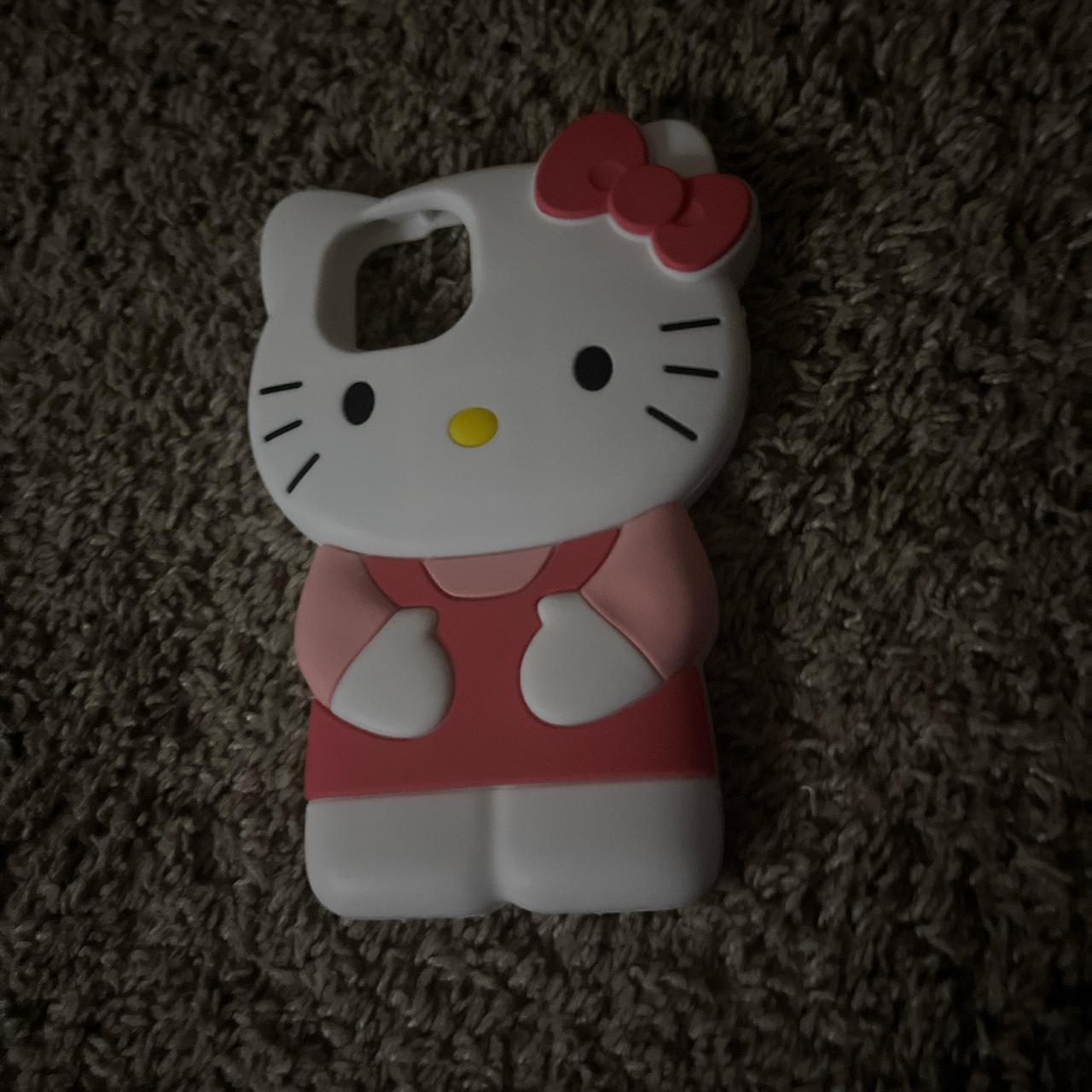 Pink hello kitty phone case - Depop