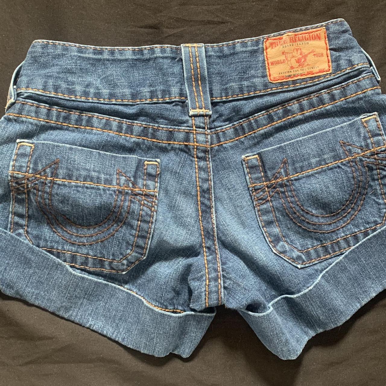 True Religion shorts, like new! ⭐️ No rips or... - Depop