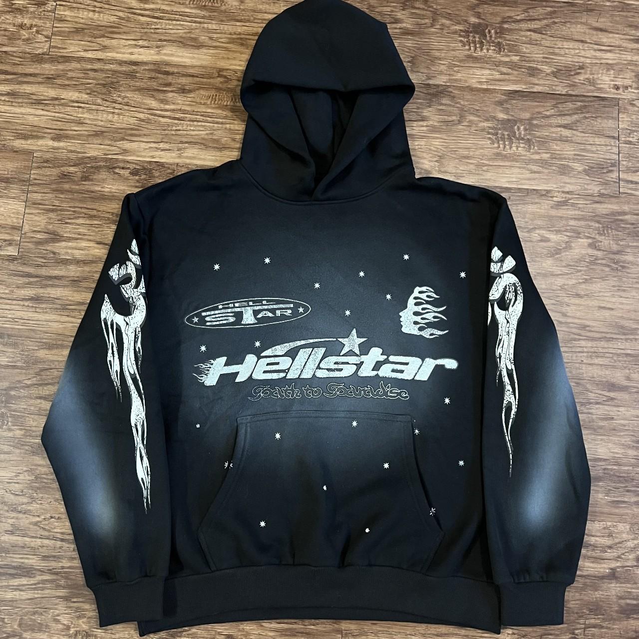 Hellstar Records Hoodie Black Size Large Never... | Depop
