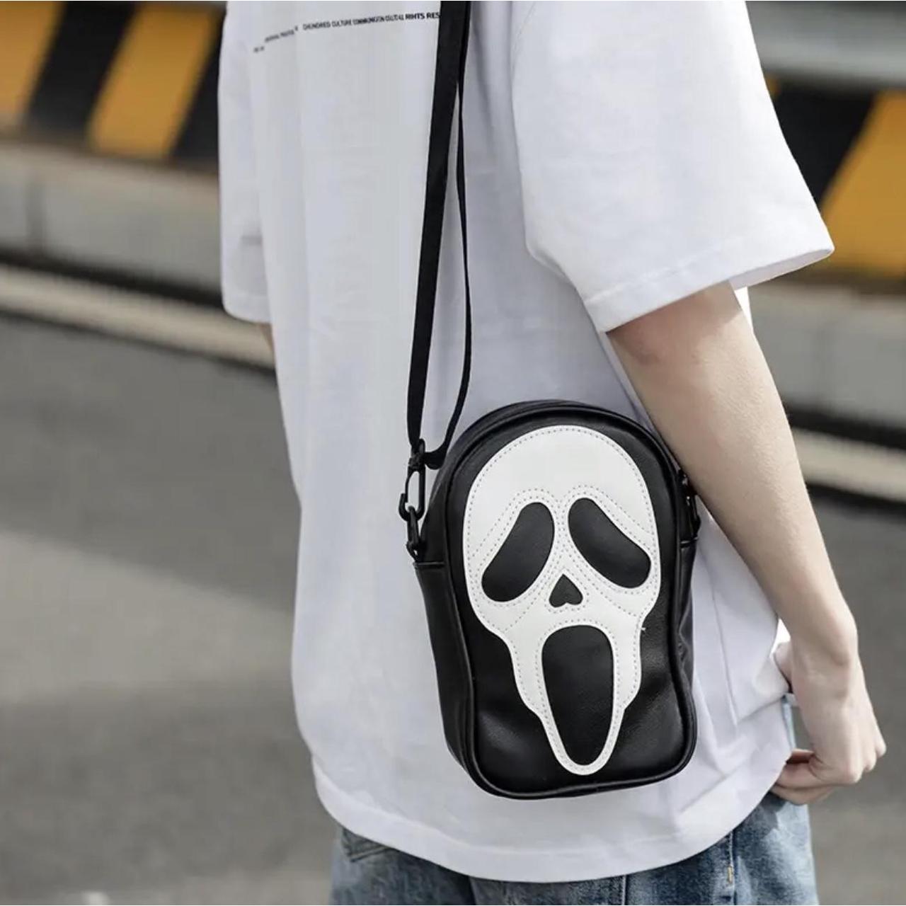 Y2k horror scary movie scream ghost face side... - Depop