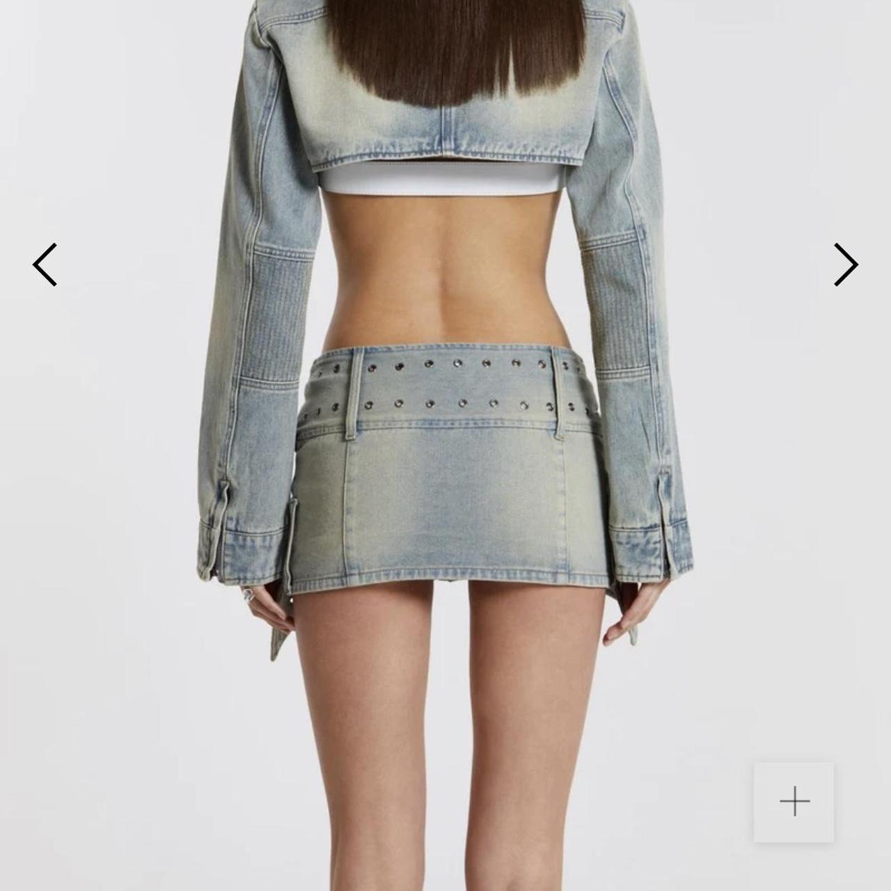 Denim assassin micro mini skirt Jaded london Size 6... - Depop