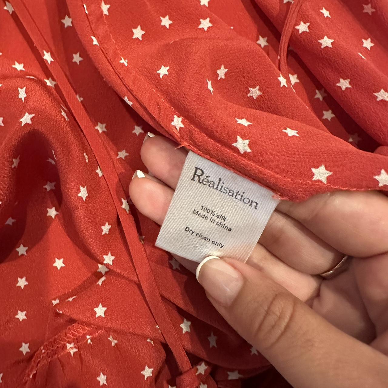 Realisation Par 100% silk red dress Size S Gorgeous... - Depop