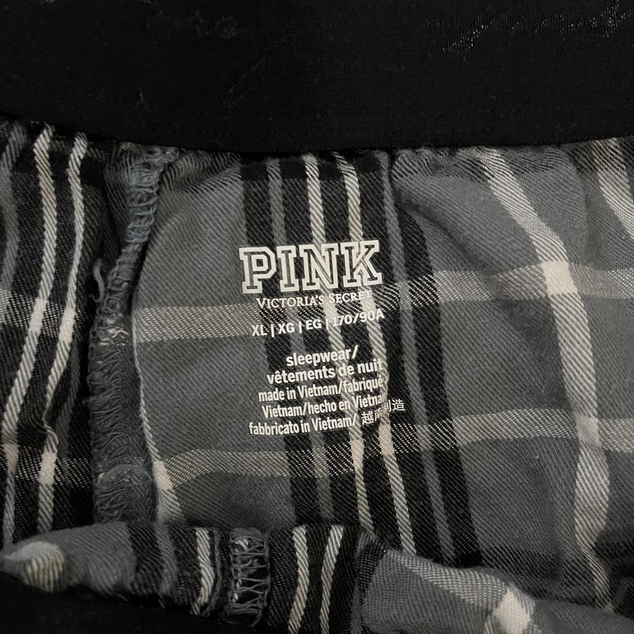 plaid victorias secret pink sleep boxers - Depop