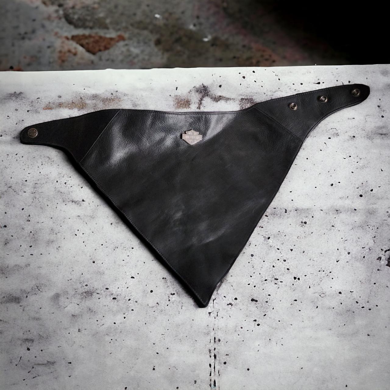 HARLEY DAVIDSON Genuine Leather Neck Cover. ... - Depop