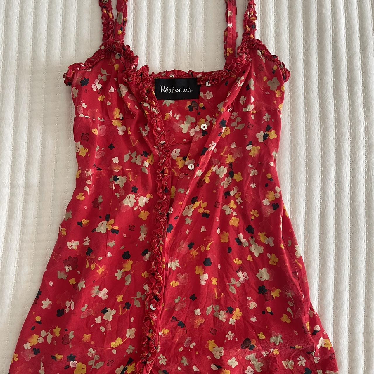 Réalisation Par Women's Red Dress | Depop