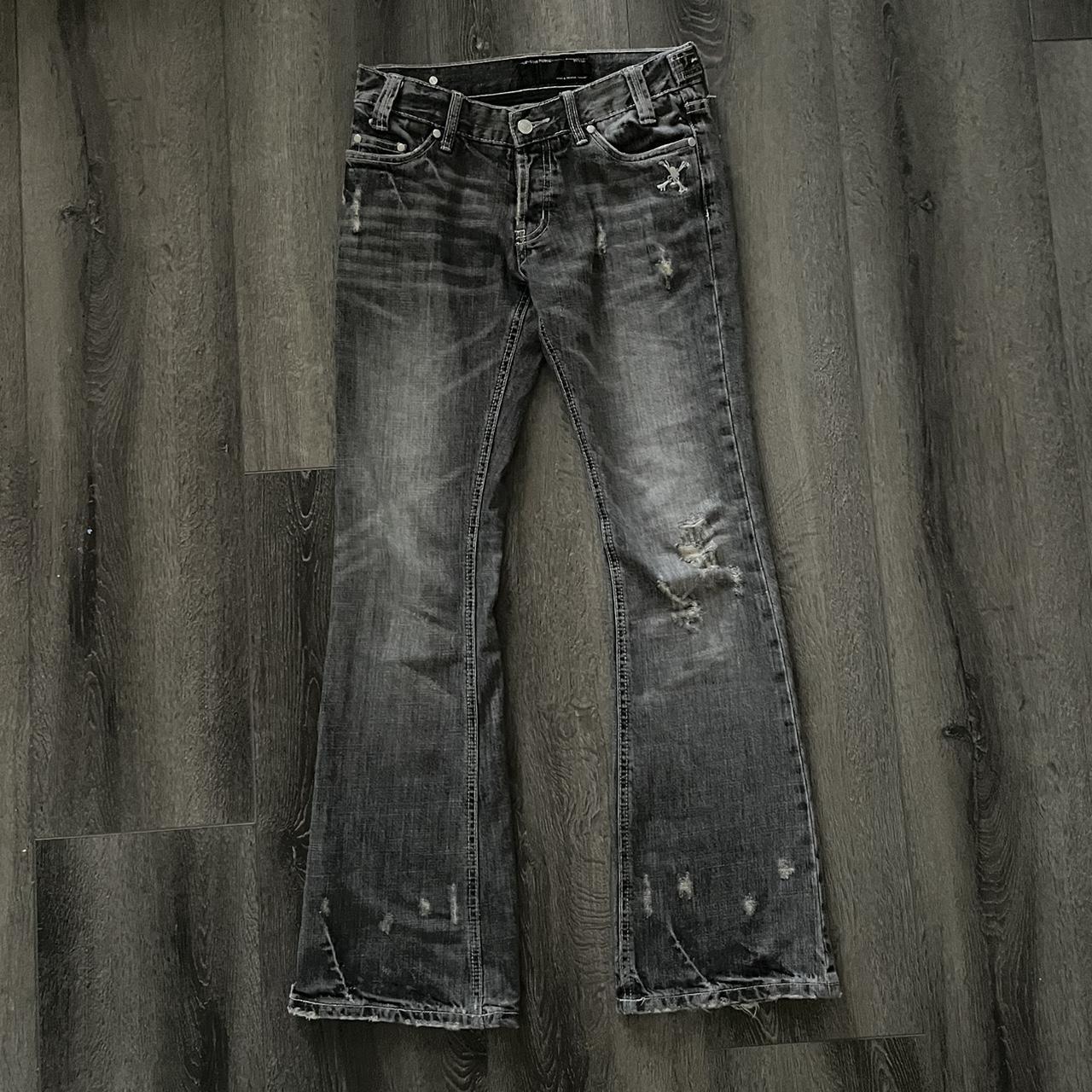 of the neige grey flared skull pants NFS... - Depop