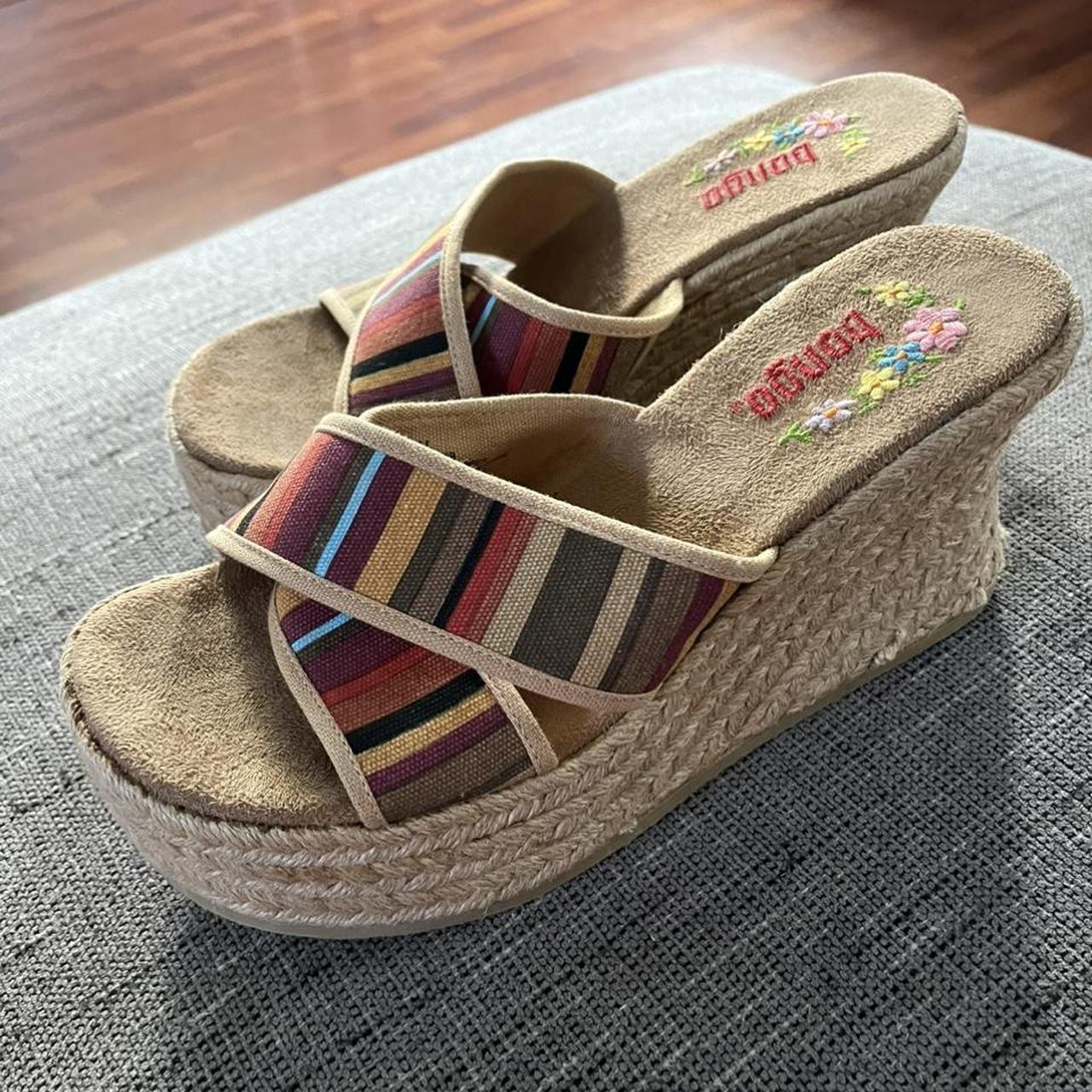 Rare Vintage Y2K Bongo Chunky Espadrille Platform... - Depop
