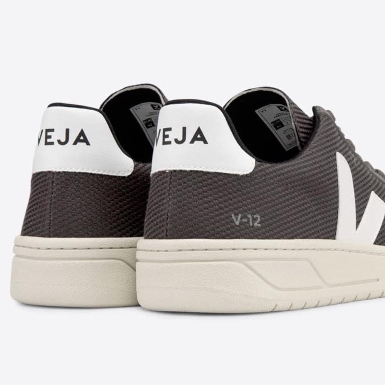 Veja Men’s Shoes V-12 VEGAN B-MESH GRAFITE... - Depop