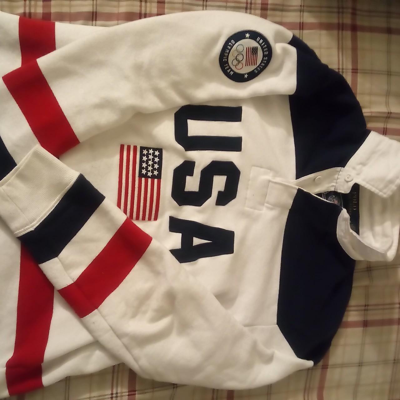 Rare Ralph Lauren Olympic USA team rugby long sleeve... - Depop