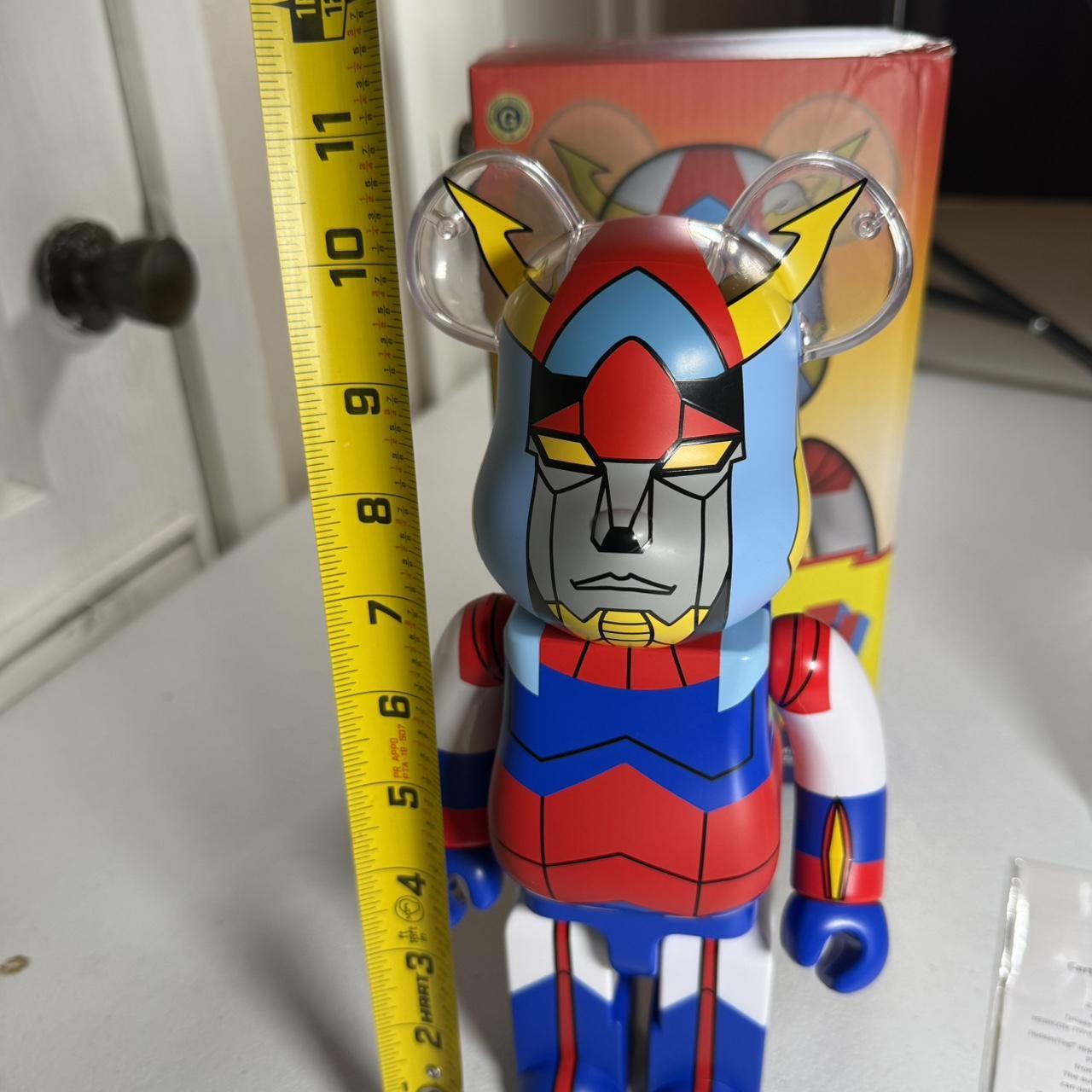 Medicom Toy Brave Raiden Be@rbrick 400% Bearbrick... - Depop