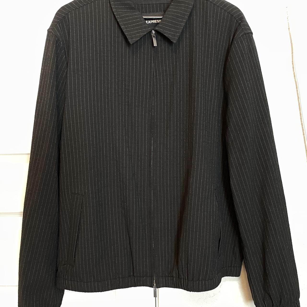 Express Men's Black Jacket | Depop