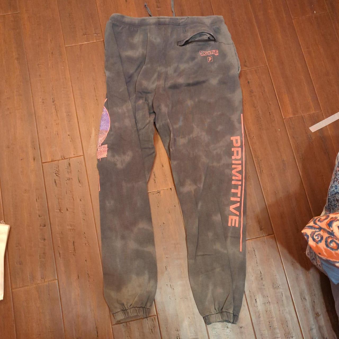 Primitive x DBZ sweatpants. Pretty worn but still... - Depop