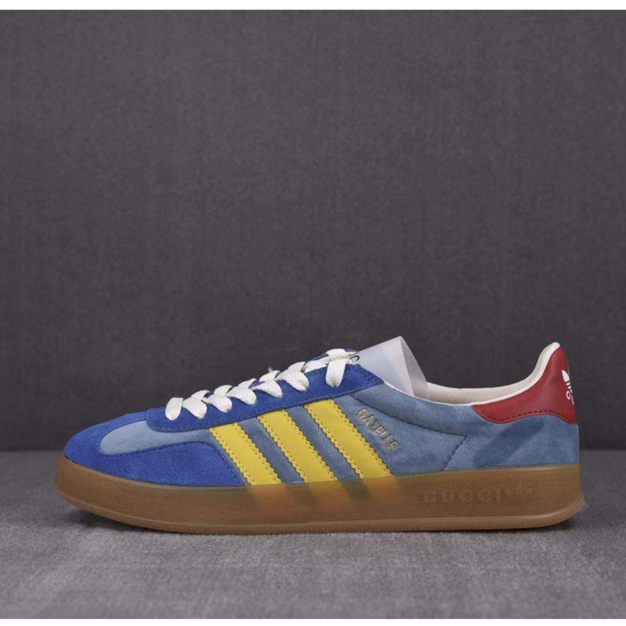 Adidas x Gucci Gazelle Blue - Depop