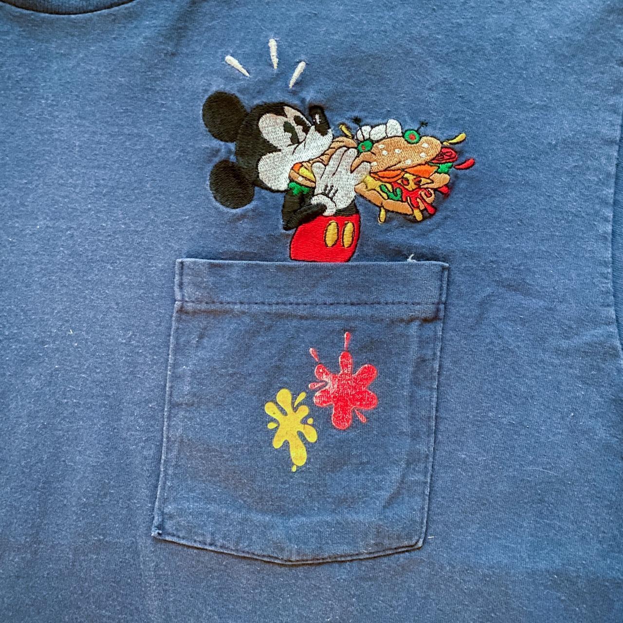 Vintage Disney Mickey Mouse Eating Sub Sandwich... - Depop