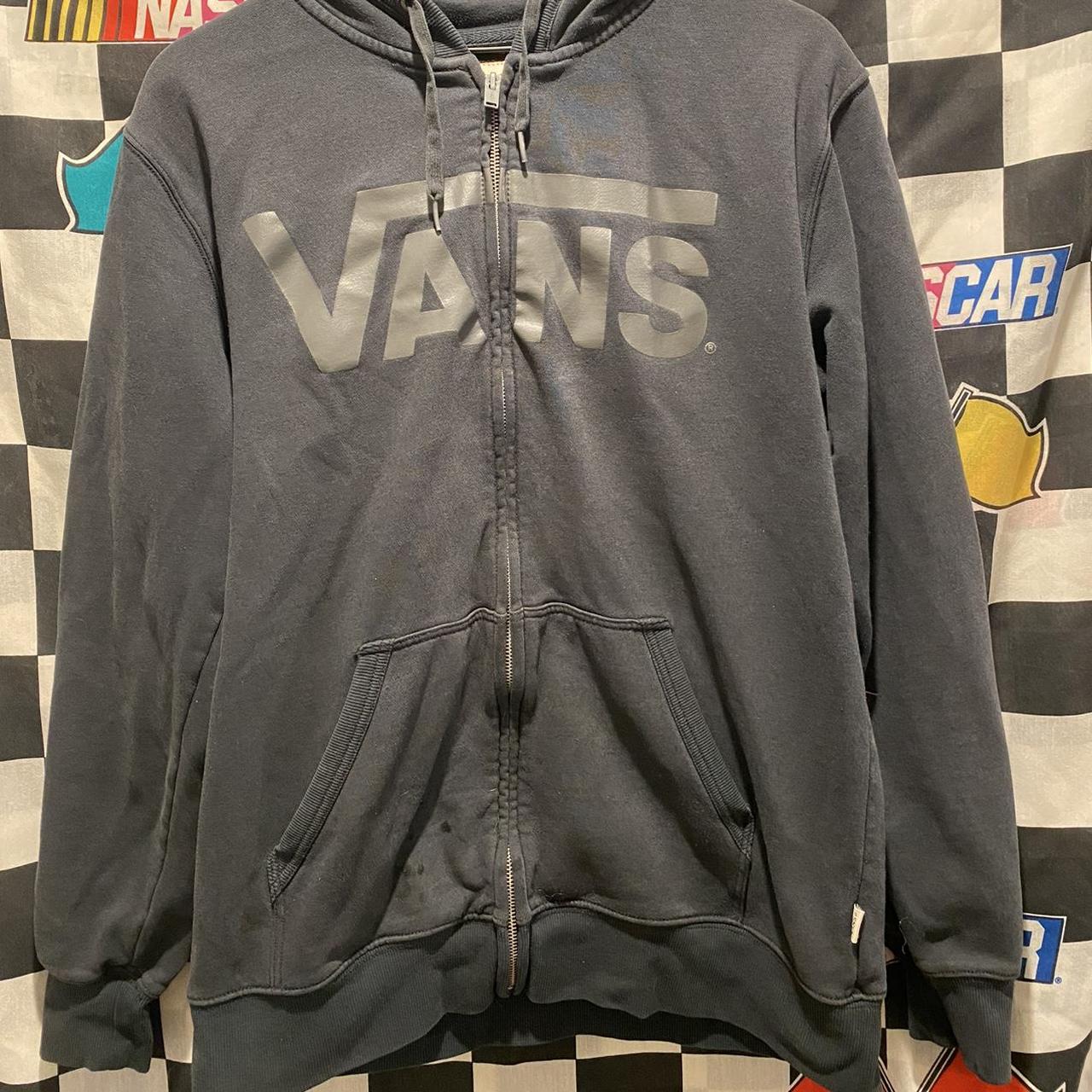 nice vans zip up jacket condition 9/10 due to the... - Depop