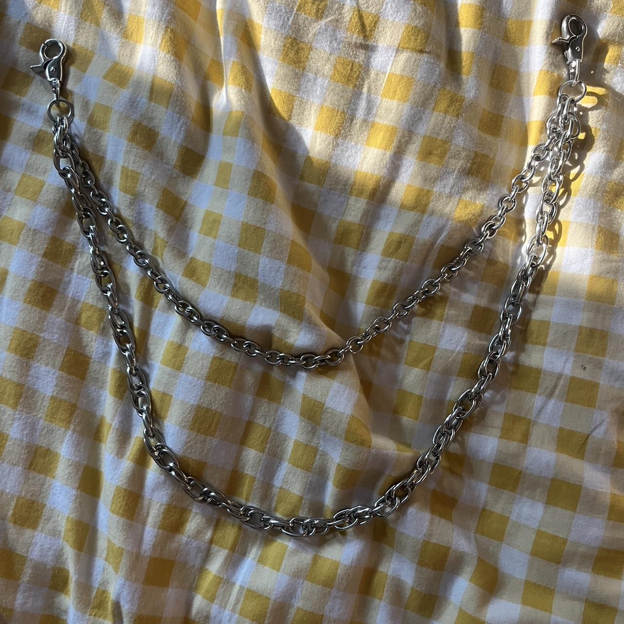 Hot Topic Silver Belt | Depop