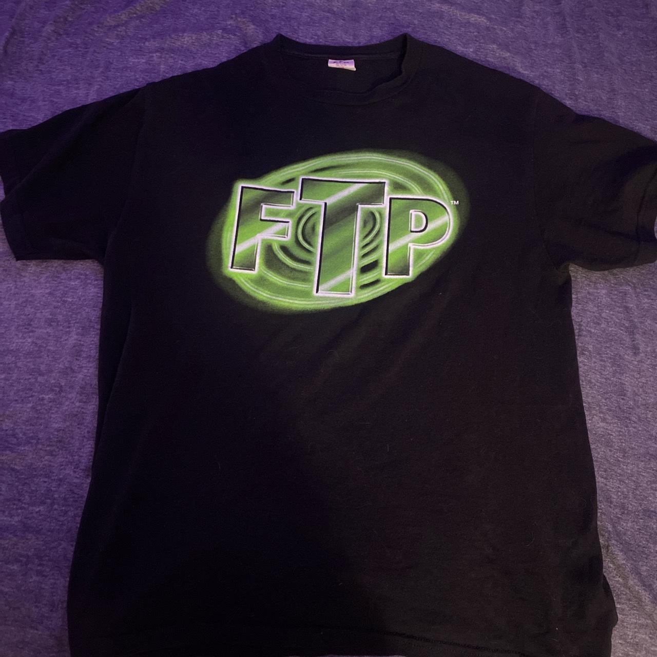 Black and green FTP shirt size L no flaws has been... - Depop