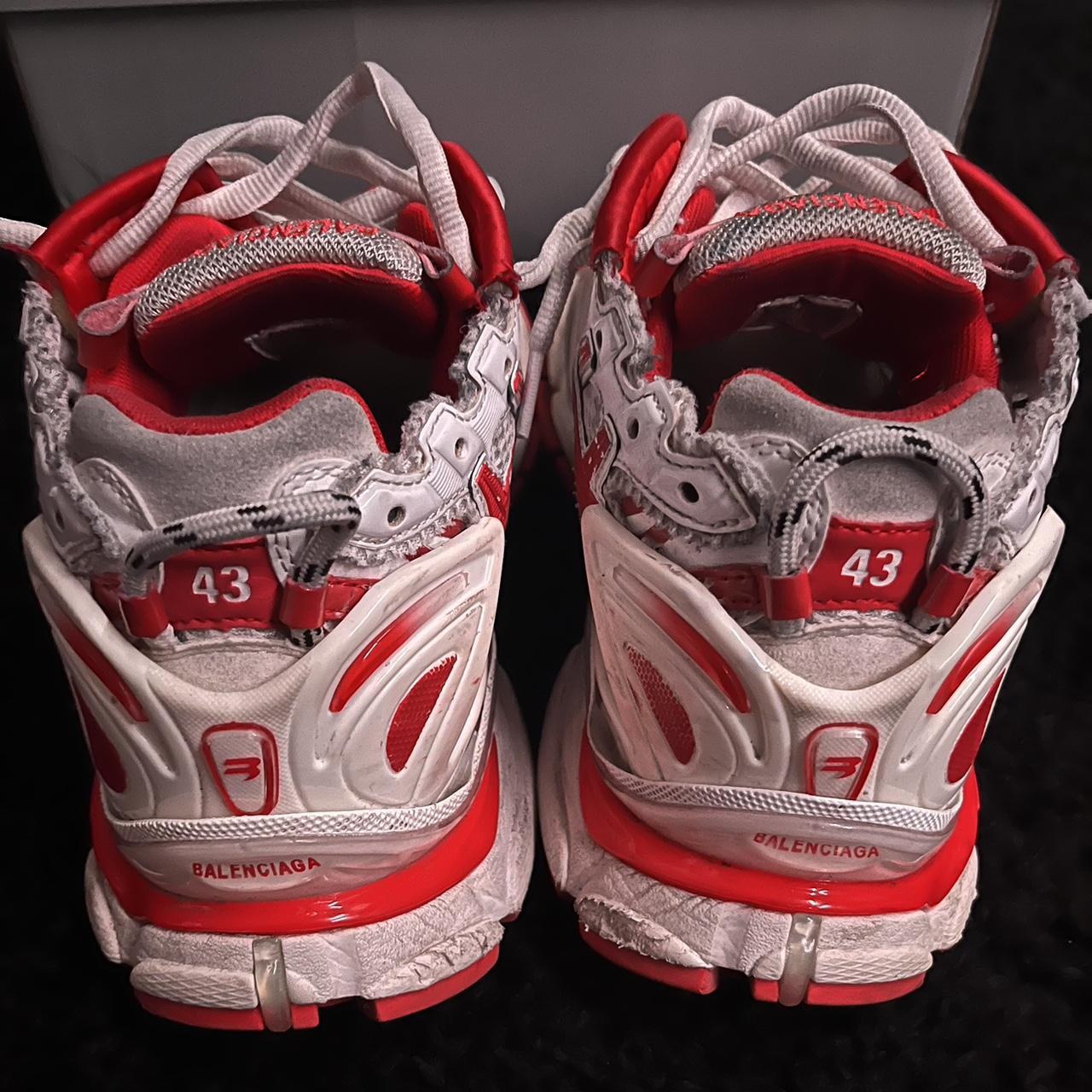 Balenciaga Runners / White, worn with good... - Depop