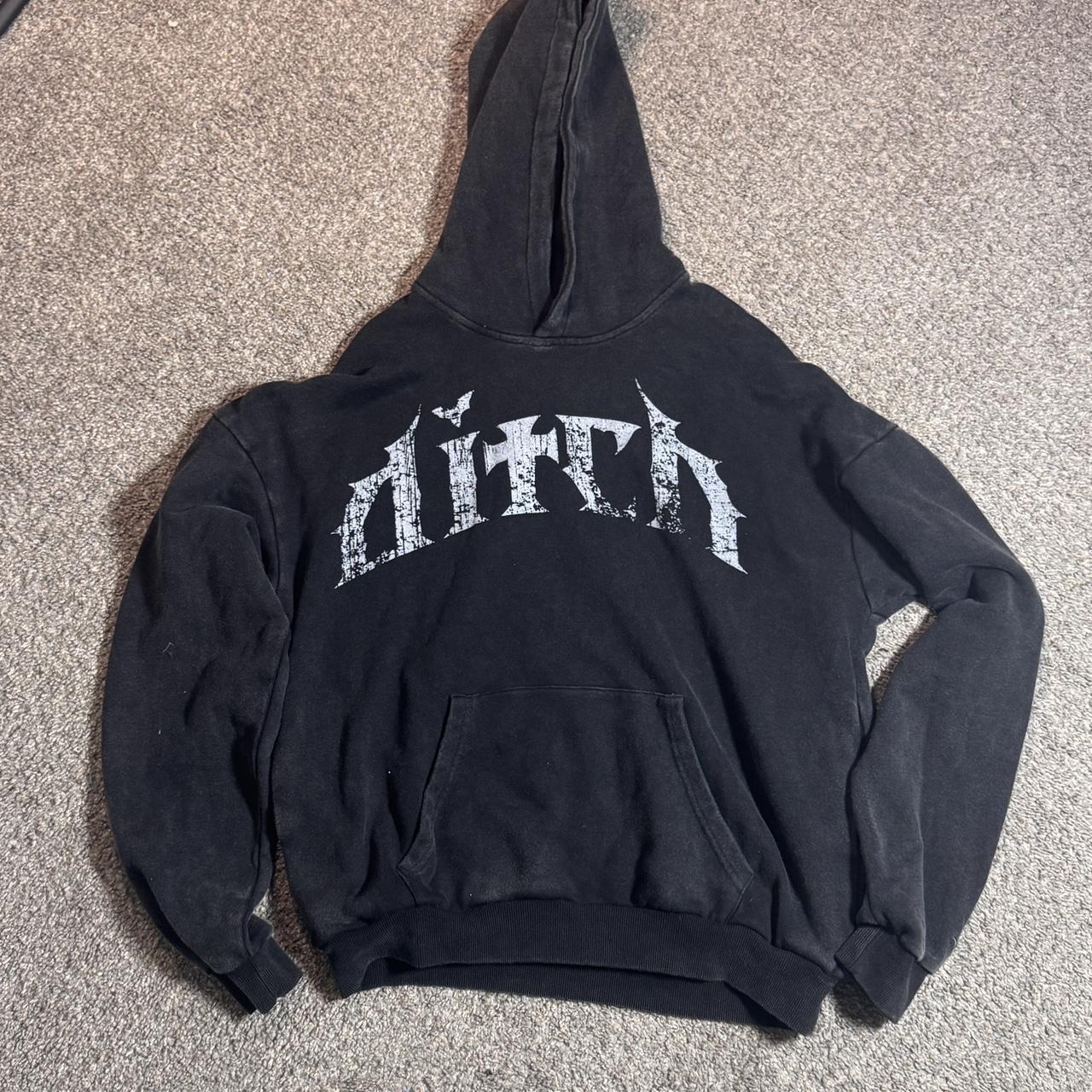 Ditch LA graphic hoodie Size small, measurements... | Depop