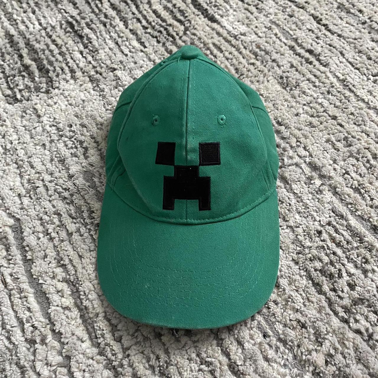 Youth Minecraft creeper baseball cap slight signs... - Depop