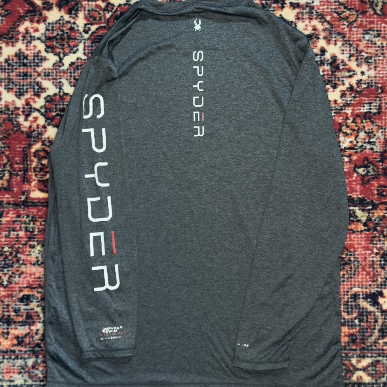 Spyder Swim Rash Guard Longsleeve - 100% Polyester -... - Depop