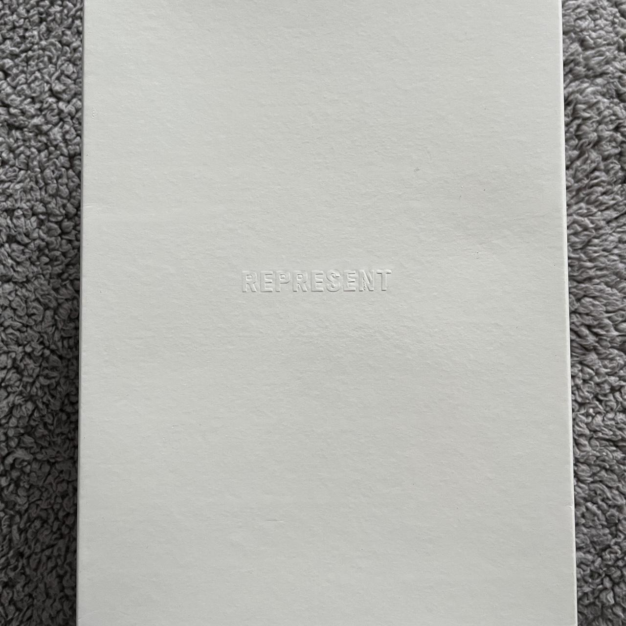 REPRESENT Alpha Low Black Size 9. WORN ONCE. W/ box... - Depop