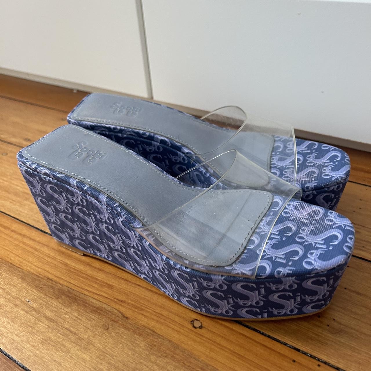 sooki la la platforms size 39 worn but in great... - Depop