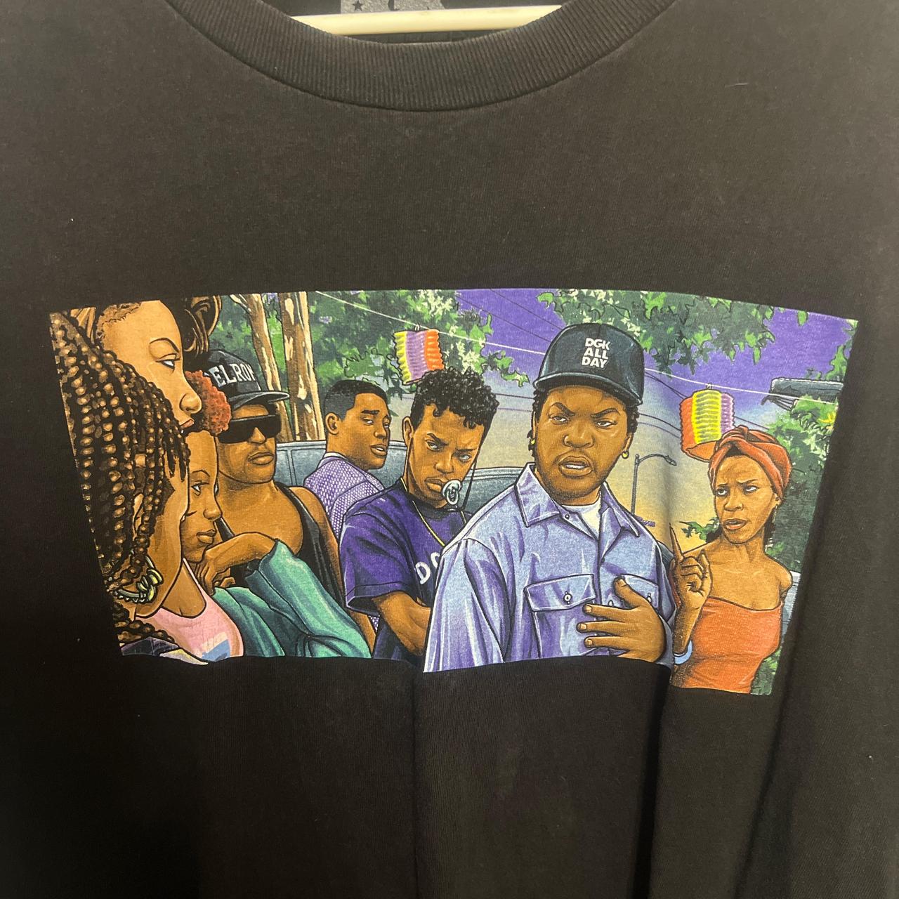 Black Ice Cube DGK crewneck T SHIRT SUZE xl #hiphop - Depop