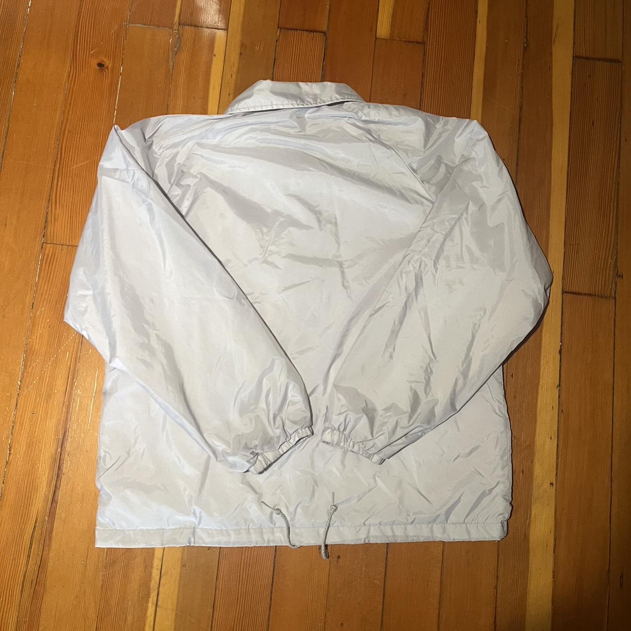 Delta sigma theta grey and red jacket #90s #vintage - Depop