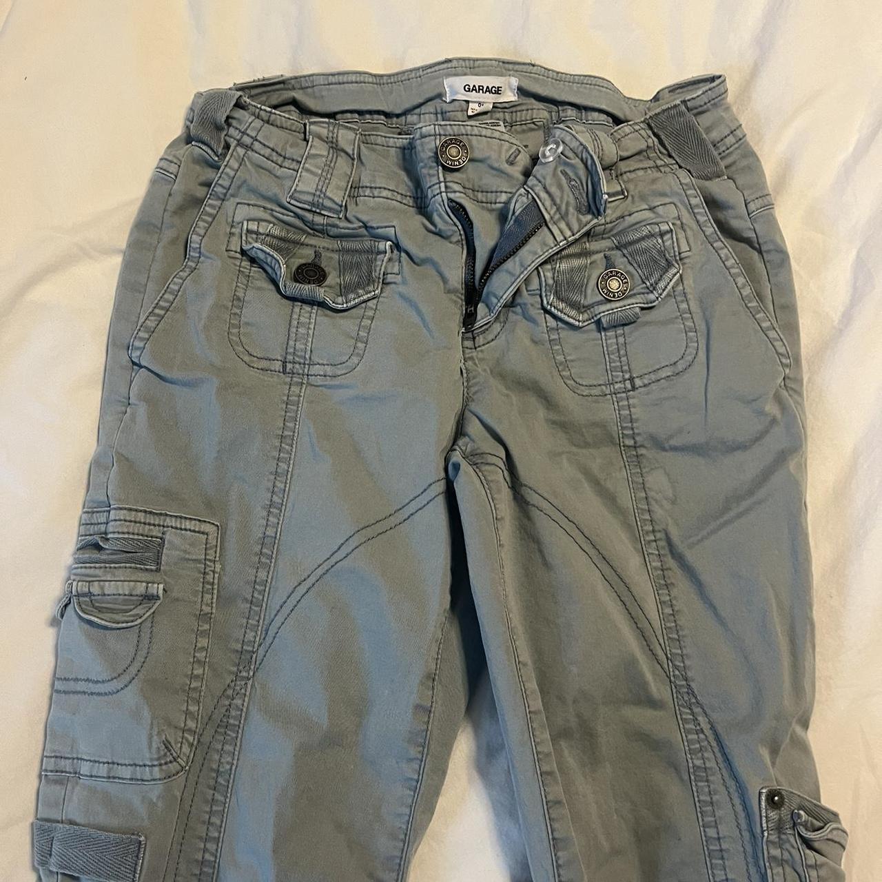 garage cargo pants! really comfy and only worn one... - Depop